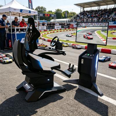 China Immersive AR Racing Simulator with Real RC Car Integration and Dynamic Motion Feedback for sale