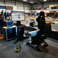 China Immersive AR Racing Simulator with Real RC Car Integration and Dynamic Motion Feedback for sale