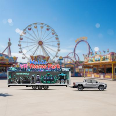 China 9D Motion Virtual Reality Simulation Cinema Truck for Indoor Amusement Good for Adventure and Sports Park Truck VR for Sale for sale