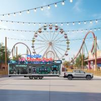 China 9D Motion Virtual Reality Simulation Cinema Truck for Indoor Amusement Good for Adventure and Sports Park Truck VR for Sale for sale