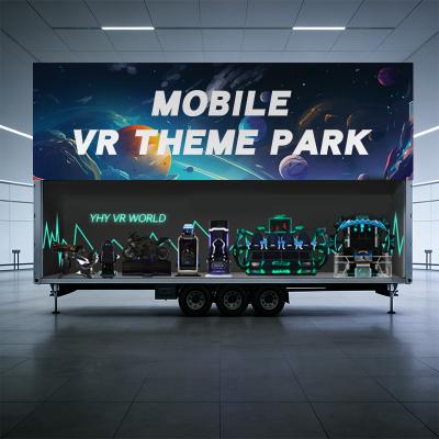 China VR Attraction Game Machine One-stop Moveable VR Experience Center Solution for Truck or Container for sale