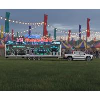 China Newest Mobile Vr Trailer Truck Professional 9D Virtual Reality Simulator Game for Outdoor Commercial Amusement Center for sale