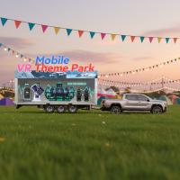 China Newest Mobile Vr Trailer Truck Professional 9D Virtual Reality Simulator Game for Outdoor Commercial Amusement Center for sale