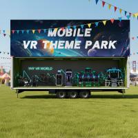 China Customized Color 9D VR Truck Cinema Customized Virtual Reality Simulator Mobile Game Zone for sale
