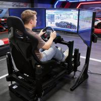 China New Arrival YHY VR Car Racing Game Machine Dynamic Simulator Motion Driving Machine Racing Simulator for sale