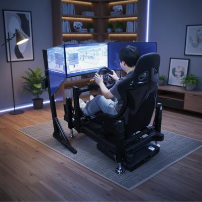 China Popular 3 Screen Arcade Car Cockpit Racing Simulator Motion Simulator F1 for Indoor and Outdoor Amusement and Recreation for sale