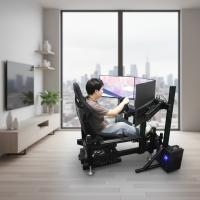 China F1 Driving Game Machine Cockpit for Sales 3 Three-screen 6 DOF Six-axle Vr Racing Race Car Training Simulator for sale