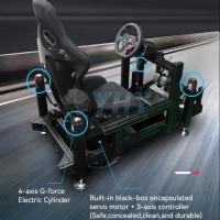 China Three Screen Racing Car Game With Dynamic Platform Race Seat Simulator for Game Center for sale