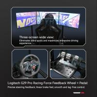 China 4 DOF Motion Racing Simulator Full Action Simulation Dive Bump Dynamic System for VR Gaming Race Game Equipment for sale