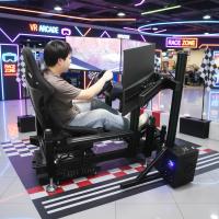 China 4 DOF Motion Racing Simulator Full Action Simulation Dive Bump Dynamic System for VR Gaming Race Game Equipment for sale