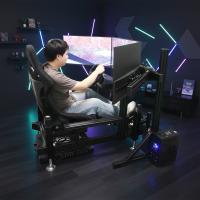 China Four-Axis Large-scale Motion-sensing Racing Simulator Cockpit Game Console G-force Car Dynamic Seat Complete Equipment Set for sale