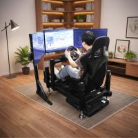 China Four-Axis Large-scale Motion-sensing Racing Simulator Cockpit Game Console G-force Car Dynamic Seat Complete Equipment Set for sale