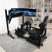 China Popular Motion Sim Rig Aluminium Profile Race Car Driving Simulator Game Seat Sim Racing Cockpit for sale