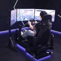 China Popular Motion Sim Rig Aluminium Profile Race Car Driving Simulator Game Seat Sim Racing Cockpit for sale