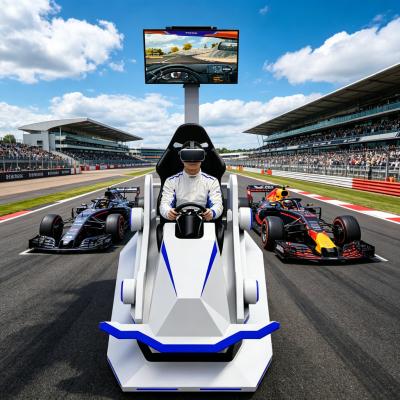 China VR Indoor Racing Car Simulator Arcade Virtual Reality Motorcycle Racing Game Machine for sale