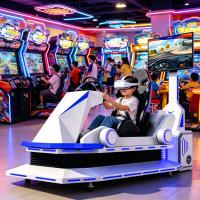 China 9D Metal VR Racing Simulator Indoor Car Karting Game Machine with VR Driving Experience for Airport and Shopping Mall Occasions for sale
