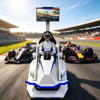 China F1 Car Simulator Vr Real Virtual Car Racing Arcade Game Machine Motion Driving Simulator for sale