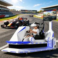 China Hot Sell Indoor Dynamic VR 3 Dof Motion Platform Racing Car Simulator Car Racing Game Equipment for sale