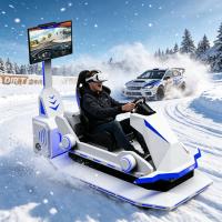 China Hot Sell Indoor Dynamic VR 3 Dof Motion Platform Racing Car Simulator Car Racing Game Equipment for sale