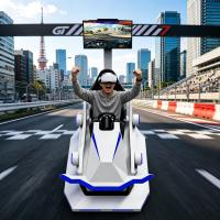 China VR Racing Simulator 3DOF Platform Racing Car Driving Simulator Speed Racing Game Arcade Machine VR Game Machine for sale