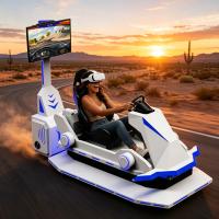 China Speeding F1 Car Race Game Machine 3 DOF 9D VR Racing Simulator Arcade Driving Simulator Indoor Metal Virtual Reality Equipment for sale
