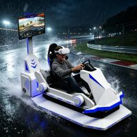 China Speeding F1 Car Race Game Machine 3 DOF 9D VR Racing Simulator Arcade Driving Simulator Indoor Metal Virtual Reality Equipment for sale