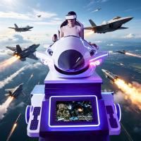 China Large 3D Dynamic Flight Simulator 9d VR Fighter Indoor Home Plastic PC Space Capsule Aircraft Game Equipment Shopping Malls for sale