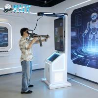 China 9D VR Simulator Virtual Reality Gun Battle Games Walking Shooter Home School Airport Educational Purposes Made PC Metal Steel for sale