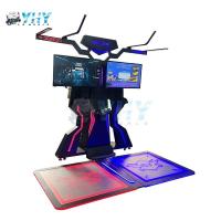 China VR 360 Virtual Reality Two Player Battle Platform with Metal & Fiberglass Construction for Indoor Shopping Mall Use for sale