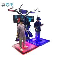 China Interactive Indoor Playground Vr Gun Shoot Simulator Game Machine for Sale Arcade Vr Battle Machine With Htc Vr Glasses for sale