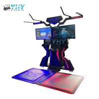 China Vr Shoot Shooter Gun Simulator 9d Virtual Reality Arena 2 Players Fruit Ninja Music Dance Revolution Game Machine for sale