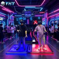 China Indoor Multiplayer 9D VR Cinema Interactive Games Simulator Platform Metal Construction Home Use Daycare-Friendly 60+ for sale