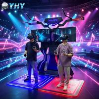 China VR 360 Virtual Reality Two Player Battle Platform with Metal & Fiberglass Construction for Indoor Shopping Mall Use for sale