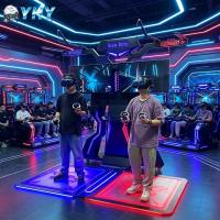China Arcade Virtual Reality Dancing Music Simulator VR Walk Platform 2 Players VR Battle Game Simulator for sale