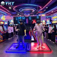 China Interactive Indoor Playground Vr Gun Shoot Simulator Game Machine for Sale Arcade Vr Battle Machine With Htc Vr Glasses for sale