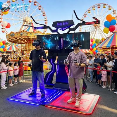 China 2-Player Outdoor Virtual Reality Walking Simulator Home and Educational VR Walker Arcade Treadmill Machine for sale
