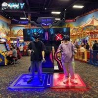 China Indoor Multiplayer 9D VR Cinema Interactive Games Simulator Platform Metal Construction Home Use Daycare-Friendly 60+ for sale