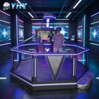 China Single Player VR Arcade Groups Games Machine 9D Hunting Shoot Free Walking VR Battle Simulator Gun Shoot VR Arena for sale