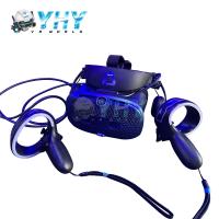 China Commercial Interactive VR Battle Station Blue Lighting Immersive Obstacle-Course Competition VR Arcade Machine VR Experience for sale