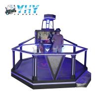 China Interactive VR Games Simulator 9D Virtual Reality 1 Players Large Space HTC 9D VR Simulator for VR Gaming Park for sale