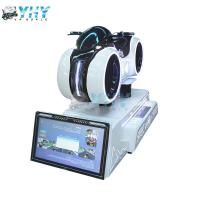 China Kids Indoor Playground 360 Virtual Reality Equipment Coin Operated Motorcycle Games 9d VR Racing Car 9d VR Motor Simulator for sale