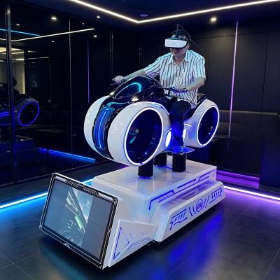 China Adults VR Ride New Arrival Motor Driving Car Driving Simulator Price Virtual Reality Theme Park VR Motorcycle Simulator for sale