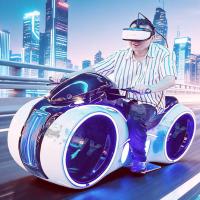 China Amusement Park Motor Racing Rides Simulator VR Motorcycle Driving Simulator Racing Gaming Machine for sale