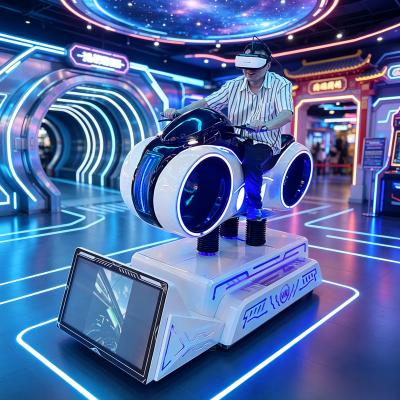 China 9D VR Dynamic Motorcycle Racing Simulator Virtual Reality Motorbike Driving Arcade Game Machine for Entertainment Venues for sale