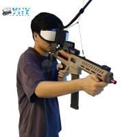 China New Design 9D VR Gun Fight  Simulation Games Machine 1 Player Online Gun CE Certificate Indoor VR Technology for sale
