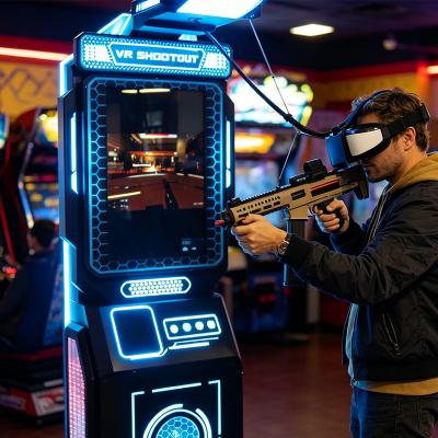 China Virtual Reality Battle Shoot Simulator Self-Service VR Game Simulator Shoot Arcade Game Machine for sale