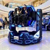 China High-Yield Commercial VR Theme Park Ride Double-Seat 1080 degree roller coaster Motion Simulator for sale