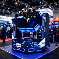 China YHY Design Patent 1080 Degree Rotating 9D VR Iron Warrior Roller Coaster Arcade Game Machine for sale