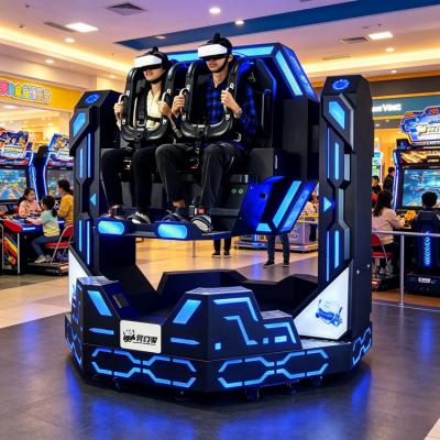 China Heavy Duty Safety 2 Seater 1080 Degree VR Flight & Roller Coaster Simulator for Commercial Entertainment for sale