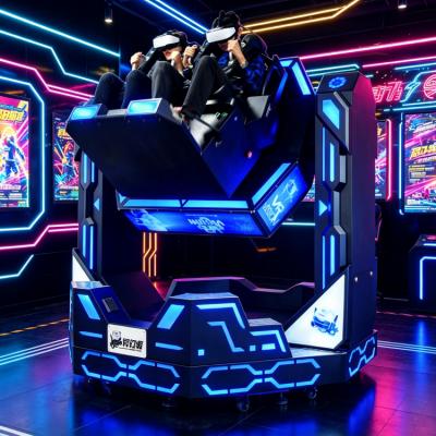 China Double Player 1080 Degree Rotation VR Iron Warrior 360 720 1080 Motion Chair Virtual Reality Arcade Machine for sale
